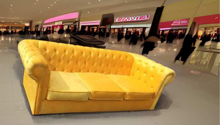 Sofa in Yellow Color - Three-Seater - Allybrite Furniture